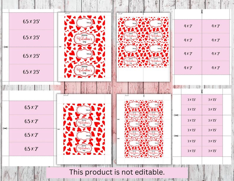 Valentine Treat Bag Topper, Printable Treat Bag Topper, Printable ...