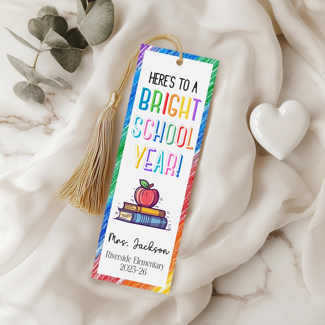 Back to School Printable Bookmarks, Editable Back to School Bookmark ...