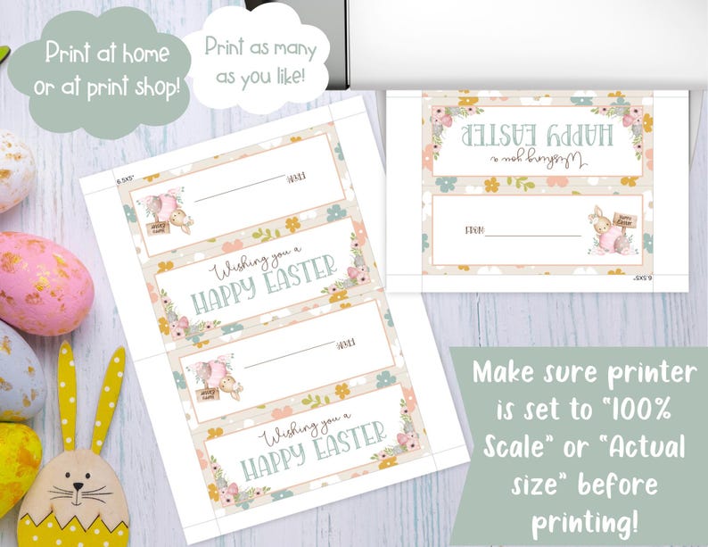 Printable Easter Treat Topper, Easter Treat Topper, Printable Treat ...