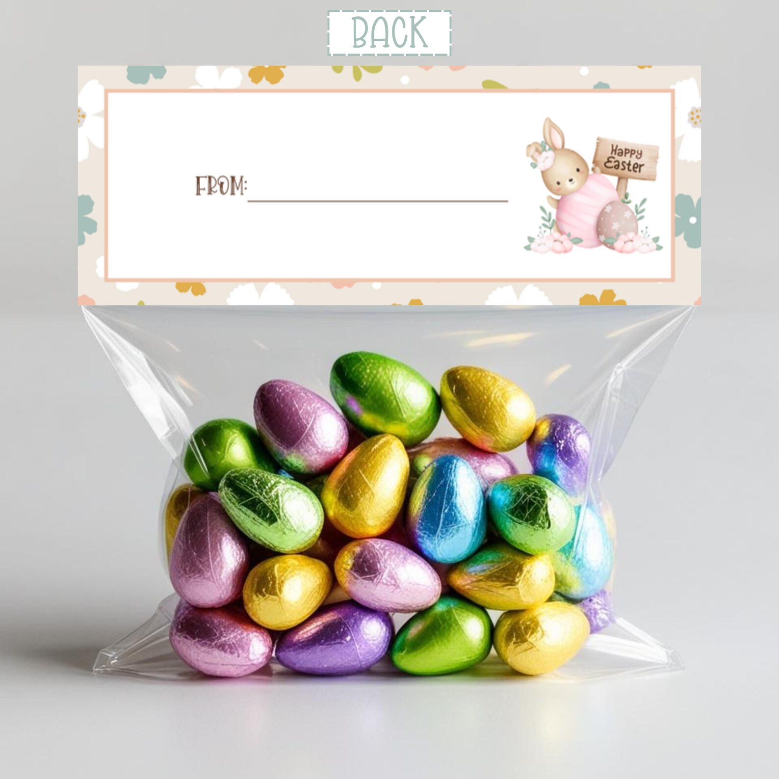Editable Easter Treat Topper | Easter Treat Topper | Printable Treat ...
