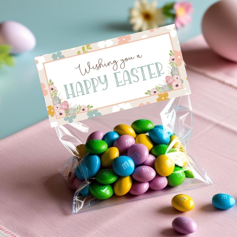 Printable Easter Treat Topper, Easter Treat Topper, Printable Treat ...