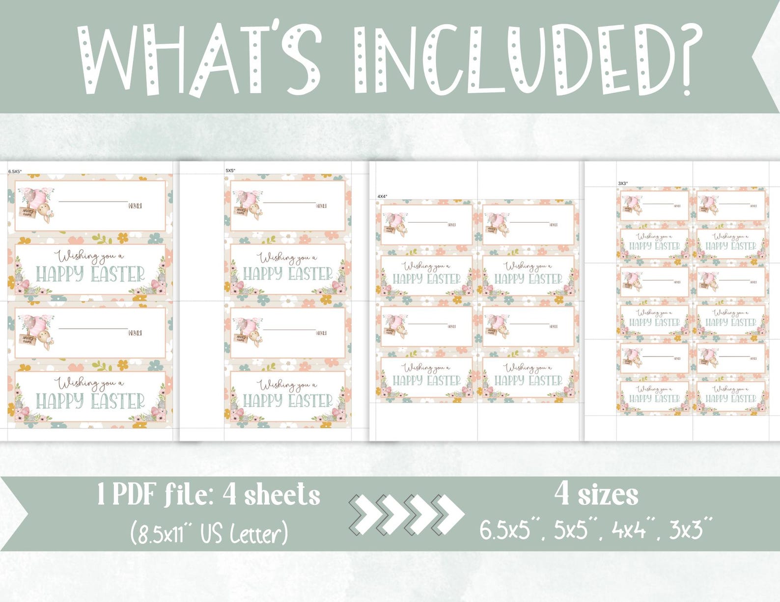 Printable Easter Treat Topper, Easter Treat Topper, Printable Treat ...