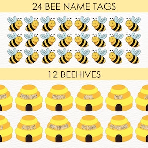 Editable Classroom Birthday Bulletin Board Kit, Beehive Bulletin Board ...