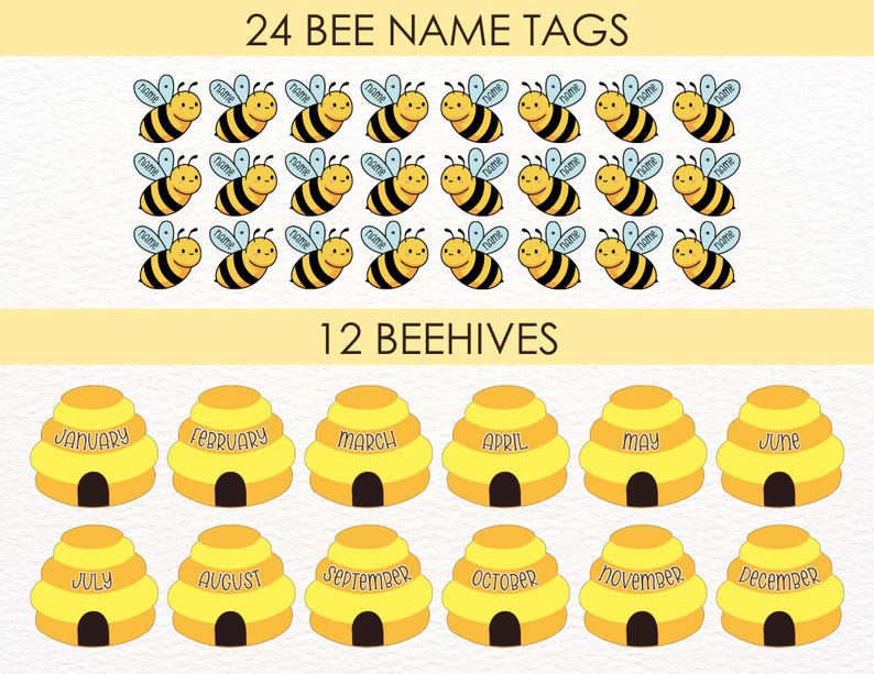 Editable Classroom Birthday Bulletin Board Kit, Beehive Bulletin Board ...