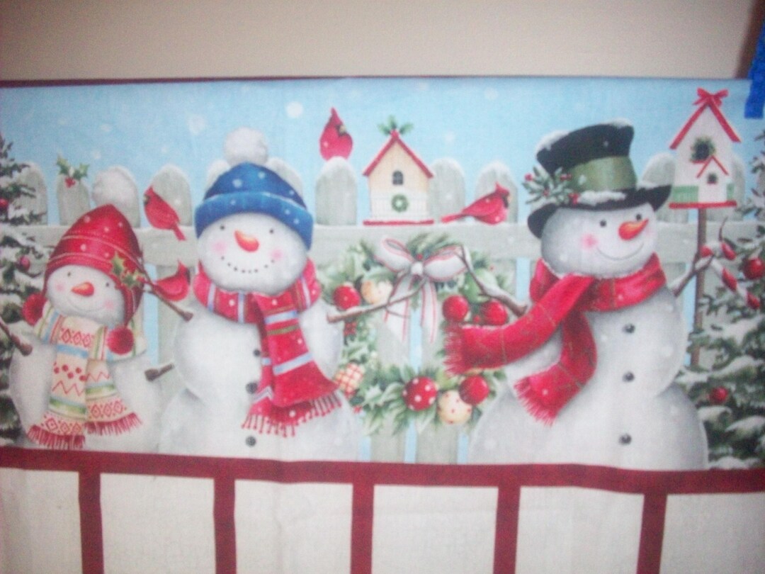 Winter Welcome Calendar Panel by EML Studio for Northcott - 25"x44 ...