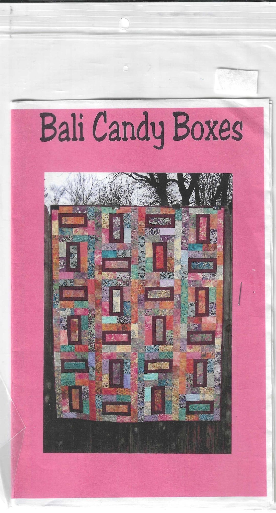 Bali Candy Boxes Quilt Pattern for 48"x60" Quilt - Etsy