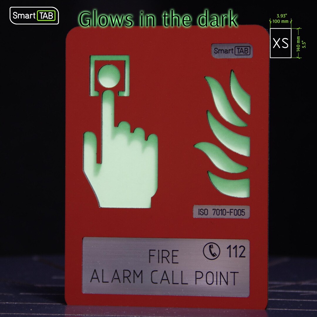 Fire Alarm Call Point Sign, Manual Fire Alarm Sign, Emergency Fire Sign ...