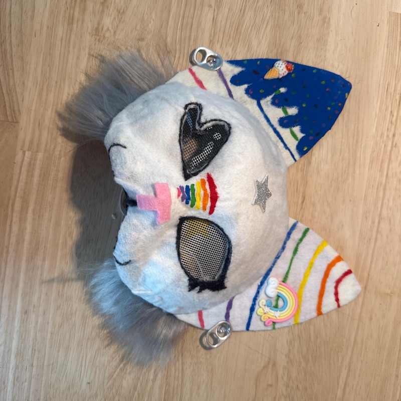 Cat Masks Rainbow - Etsy