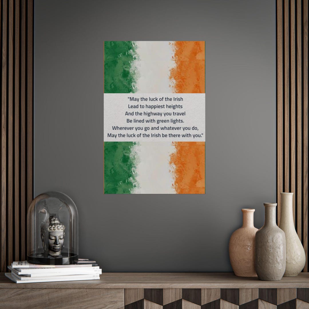 Irish Blessing Unframed Posters Celtic Wall Art, Home Decor Print, St ...