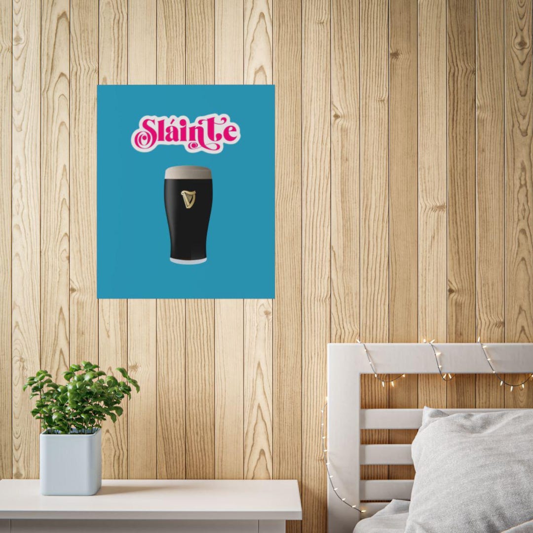 Irish Pub Decor, Bar Wall Art, St. Patrick's Day Poster, Celtic Home ...