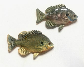 Ceramic Art: Fish Turtle Shells & Decorative Slugs by LakeCeramics