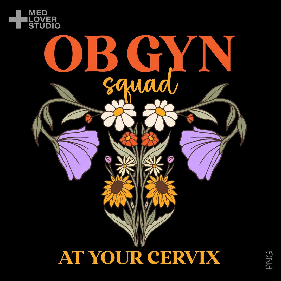 Obgyn Squad PNG: at Your Cervix, Funny Nurse Doctor Healthcare ...
