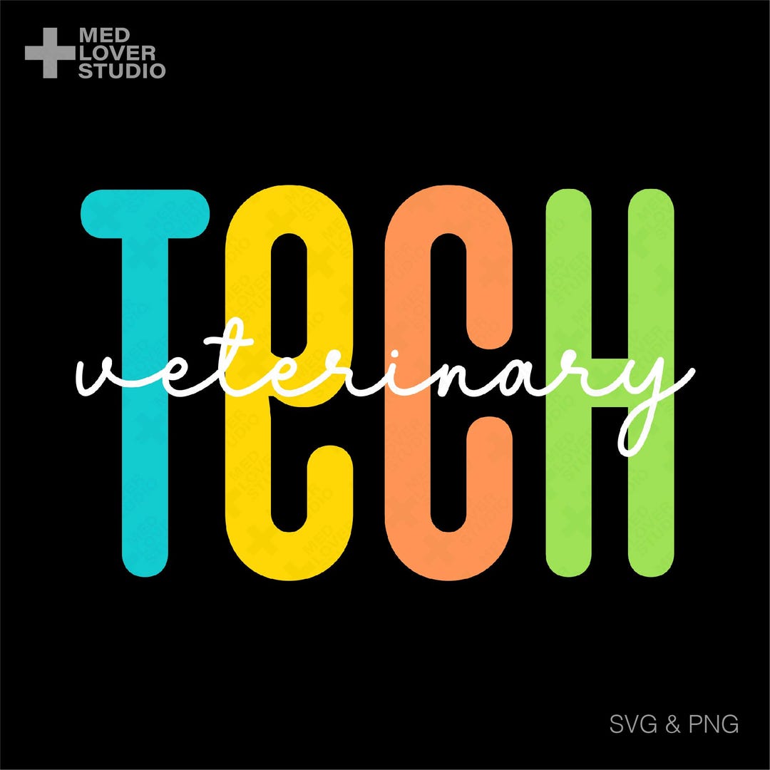 Veterinary Tech Svg Png, Vet Tech Svg, Veterinarian, Veterinary ...