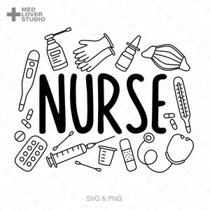 Nurse Life Svg Png, Registered Nurse Svg, RN Nurse Svg, Nursing Student ...