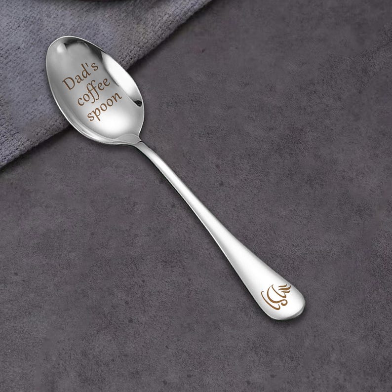 Personalized Engraved Stainless Steel Spoon: Custom Text/logo Gift ...