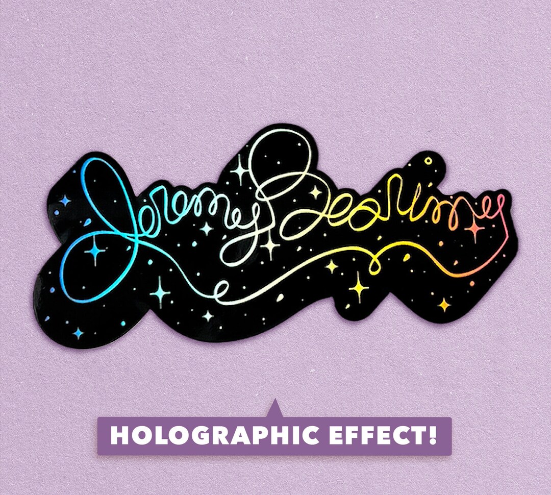 Jeremy Bearimy Holographic Vinyl Sticker the Good Place Sticker ...