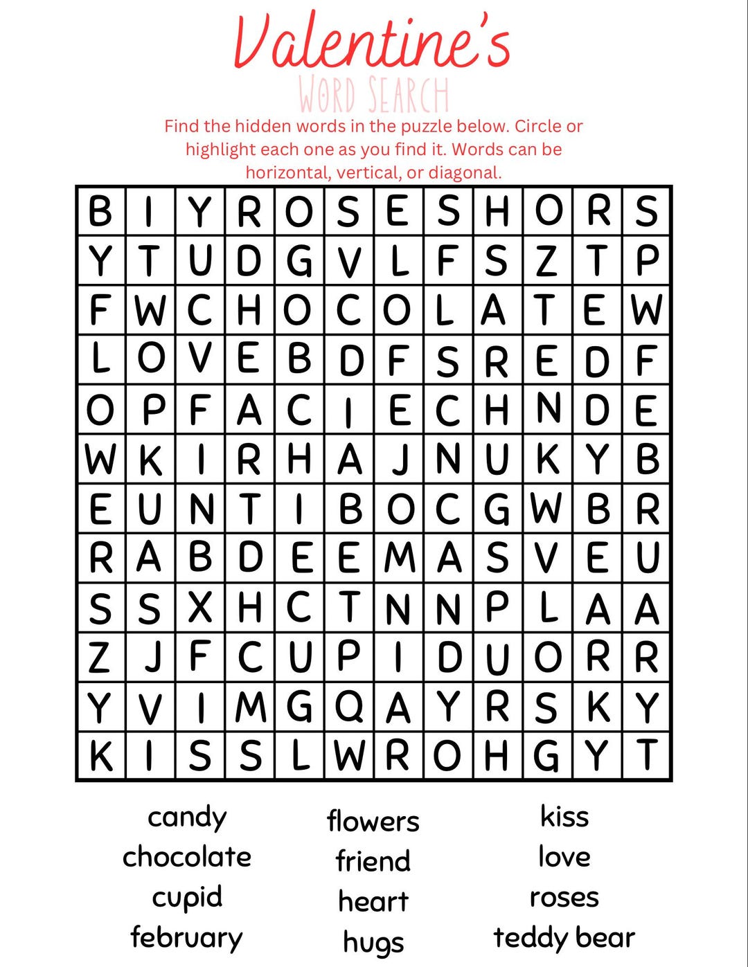 Fun Printable Activities,valentine Activity, Worksheet for Kids ...