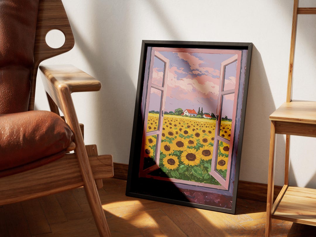 Henri Matisse Poster - Window of Life Vintage Sunflower Print, Spring ...