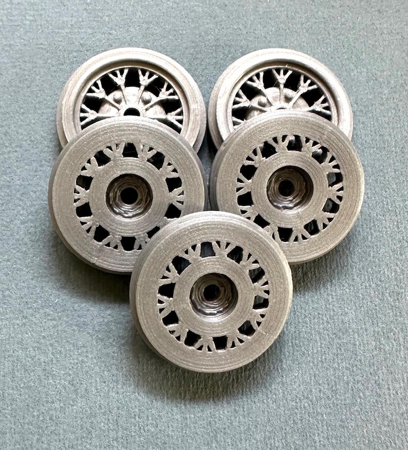 6 Replacement 3D Printed Wheels for Hubley Model A Ford Model Cars - Etsy