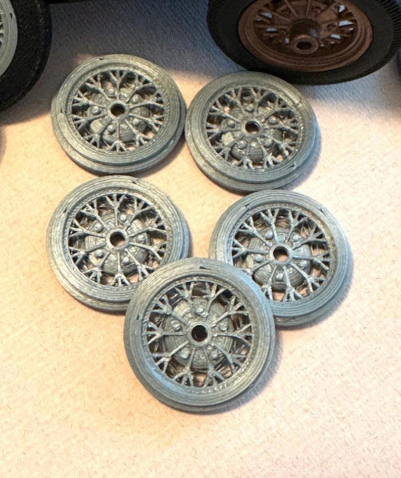 6 Replacement 3D Printed Wheels for Hubley Model A Ford Model Cars - Etsy