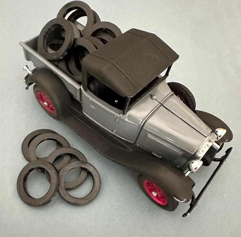 Model A Ford Hubley Models 6 Replacement 3D Printed Tires - Etsy
