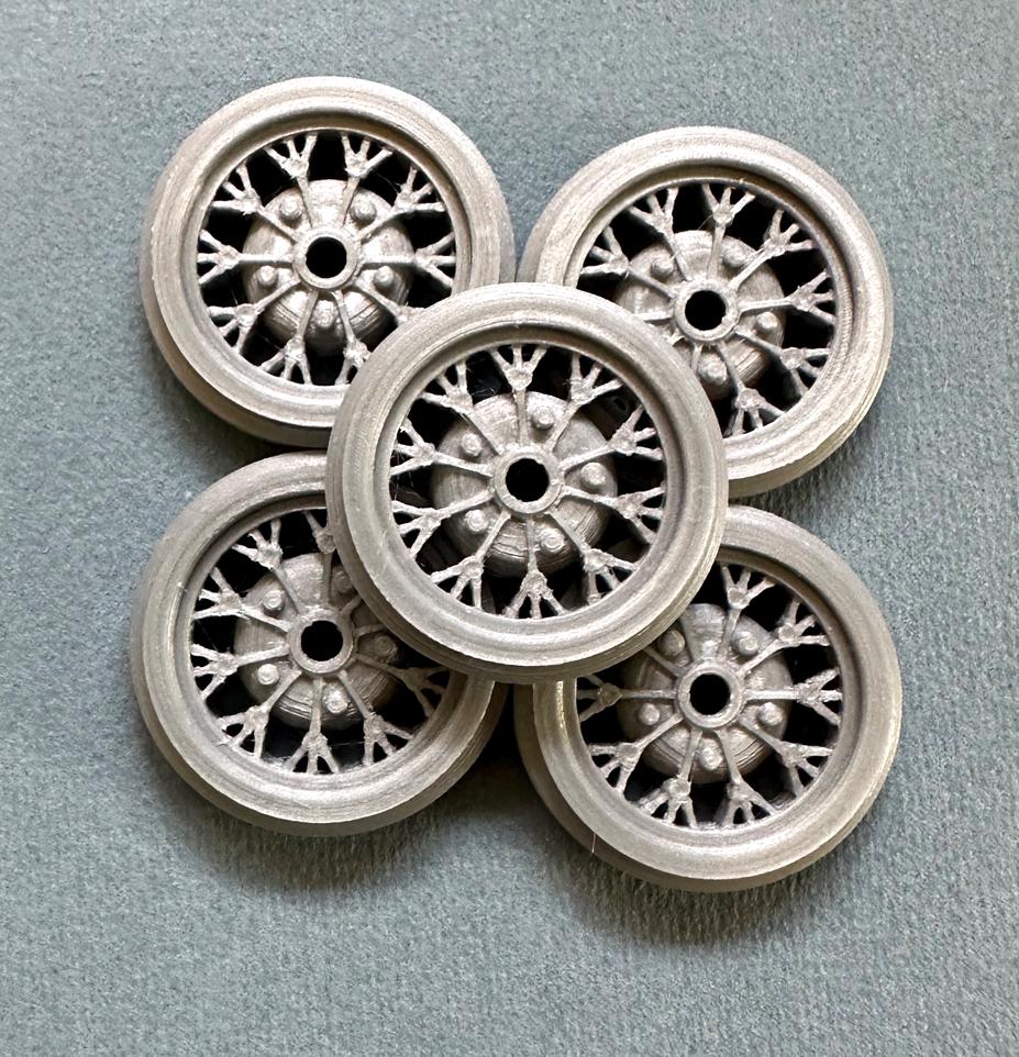 6 Replacement 3D Printed Wheels for Hubley Model A Ford Model Cars - Etsy