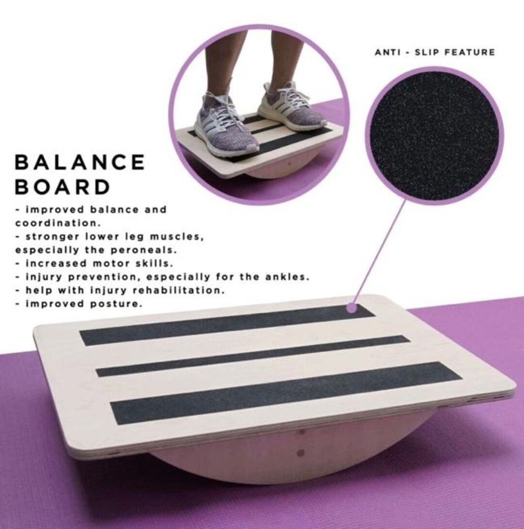 Balance Board. Enhance Your Physical Strength and Endurance, Recover ...