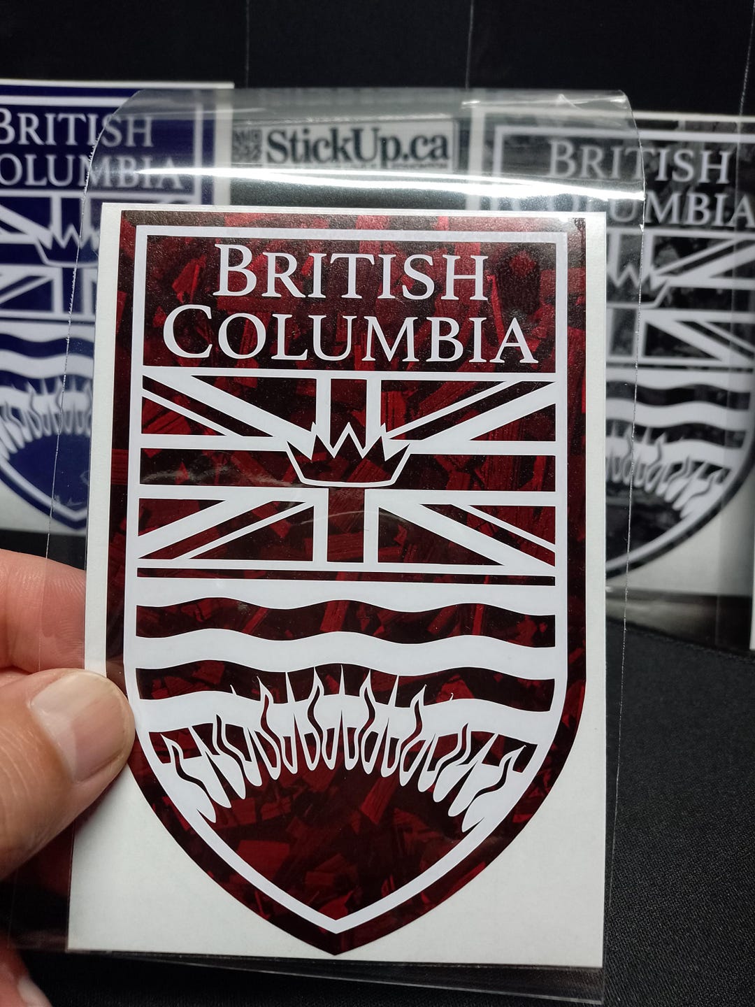 British Columbia Crest Decal – Forged Finish - Etsy