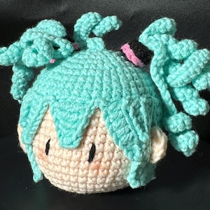 Crochet Anime Character Keychain-hatsune Miku - Etsy