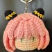 Crochet Anime Character Keychain-anya - Etsy