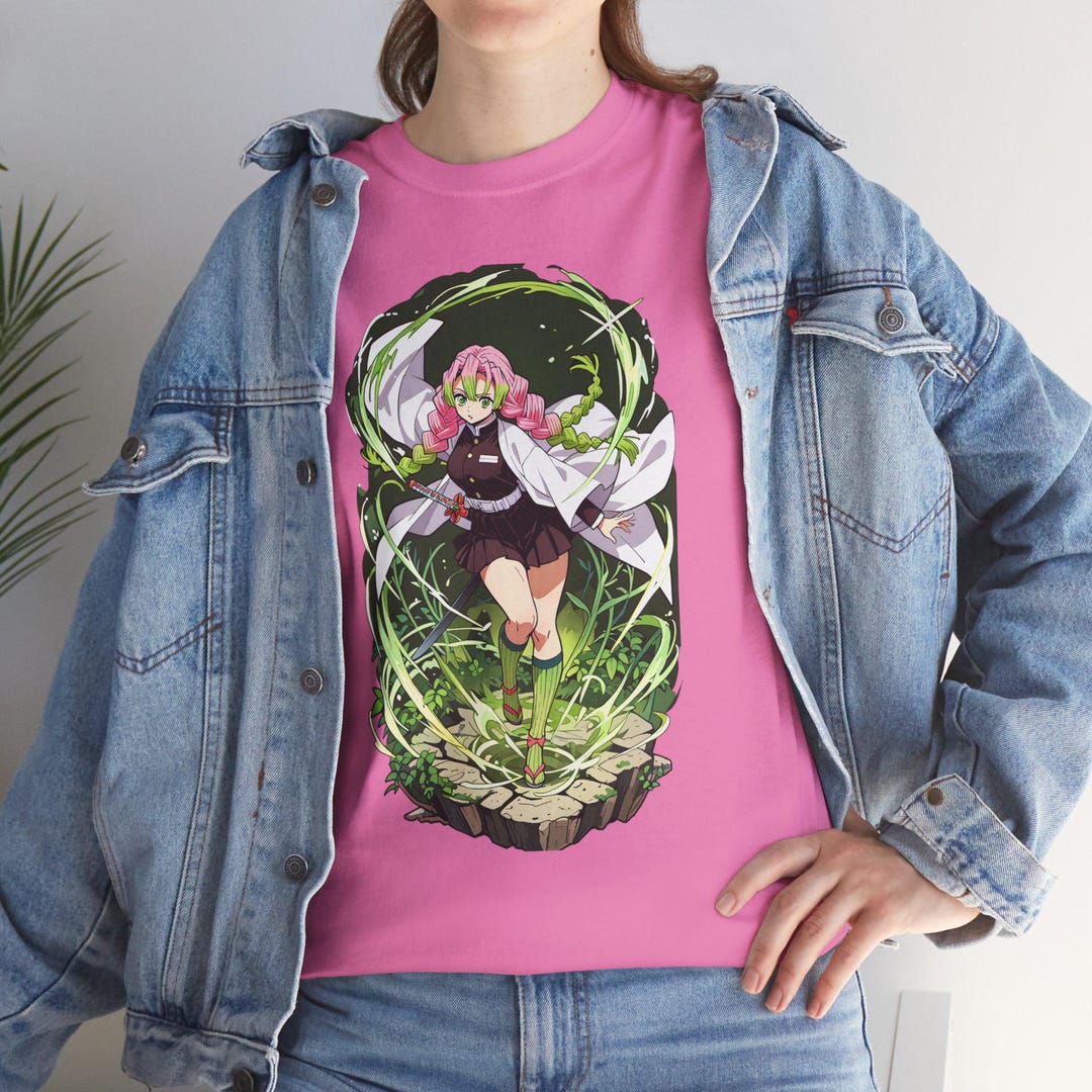 Mitsuri Kanroji, Love Hashira Anime-inspired Unisex Heavy Cotton Tee ...