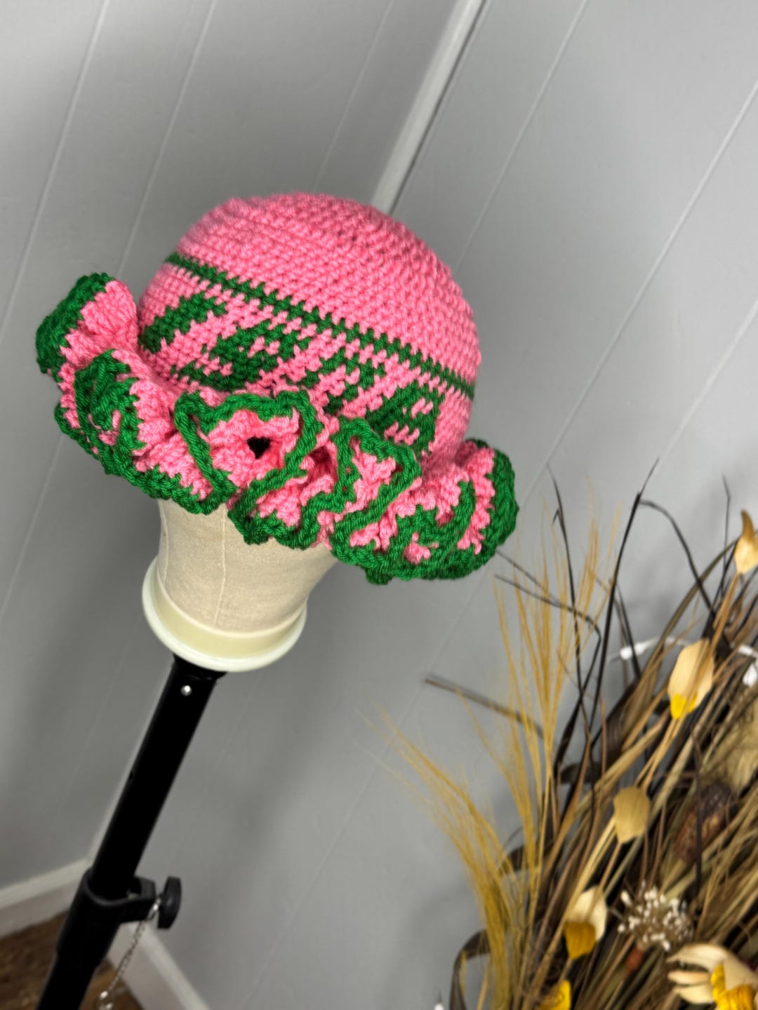 Sorority Ruffle Hat - Etsy