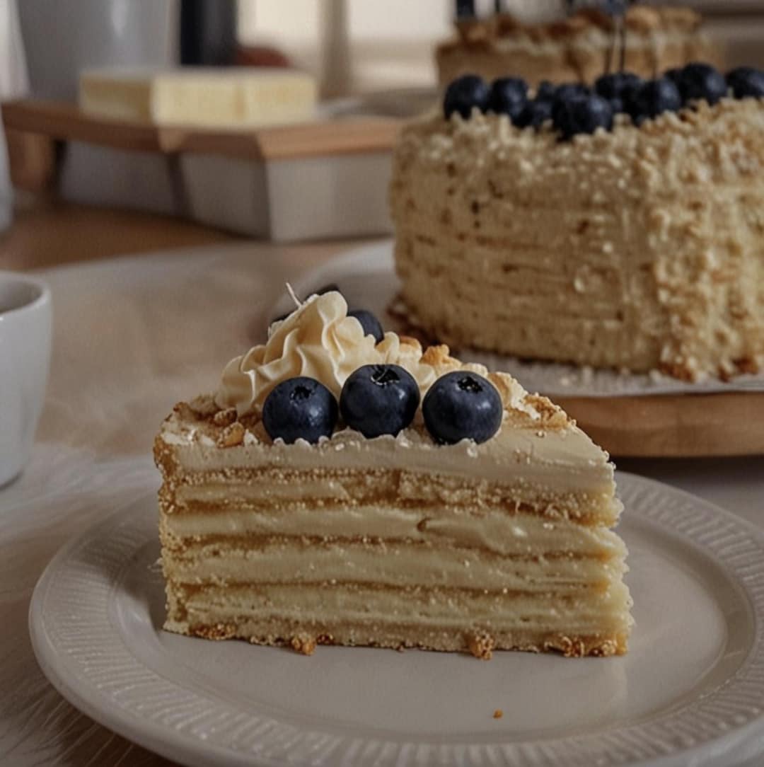 The EASIEST Napoleon Cake Recipe, French Bakery-style Pastry With ...