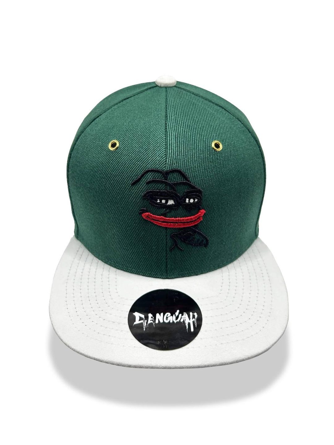 Pepe Meme 3D Embroidered Snapback Cap | Funny Frog Pepe Coin Altcoin ...