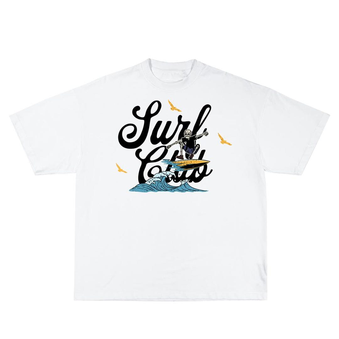 Surf Club T-shirt | Surf Shirt Surfer Board Gift for Surfer Beach Club ...