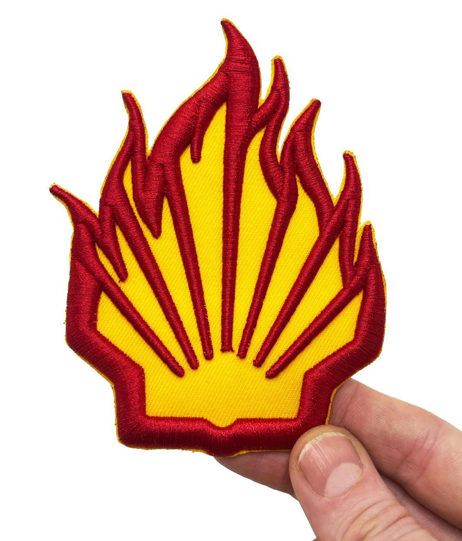 Hell 3D Embroidered Patches Sew-on Iron-on Patches Premium Brand Patches Flame Design Retro ...