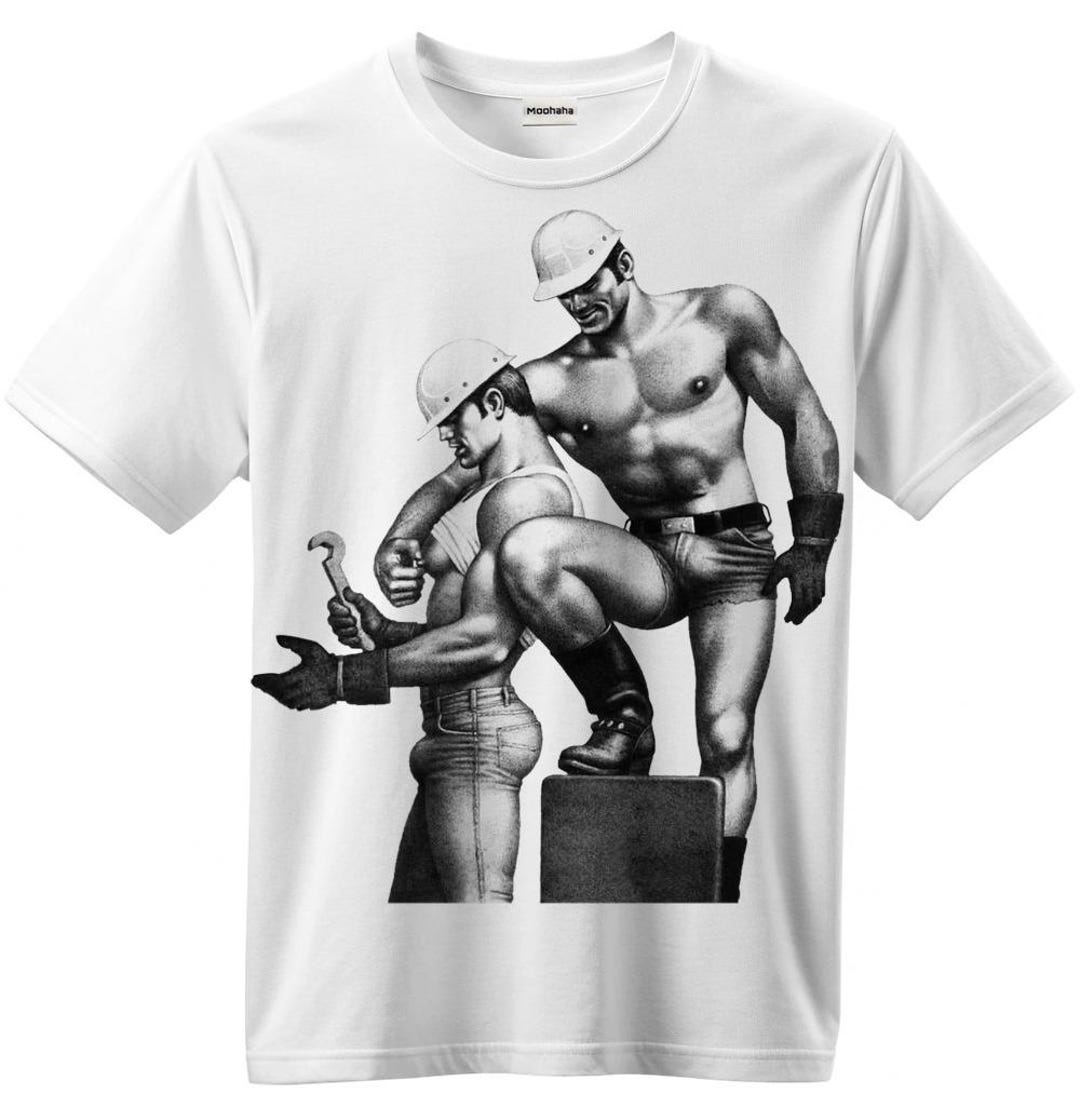 Moohaha Gay T-shirt | Gay Art LGBTQ Pride Tee Queer Trans BDSM Gay ...