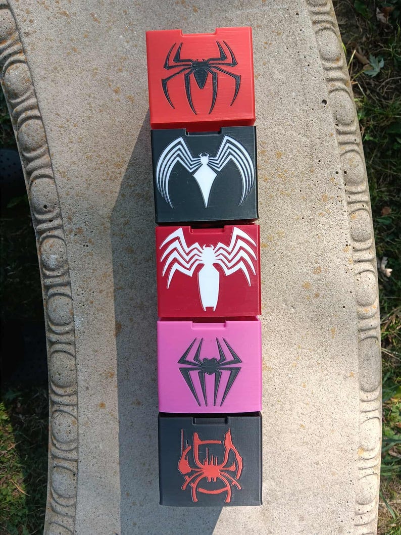 Spider-man Showcase Deck Box - Etsy