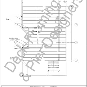 DECK Plans_20x16_low TO GROUND_USA DESIGN - Etsy