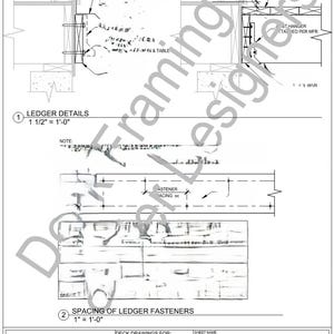 DECK Plans_12x19_dual L-shaped Stairs_usa DESIGN - Etsy