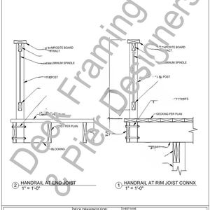 DECK Plans_22x10_lo TO GROUND_USA DESIGN - Etsy