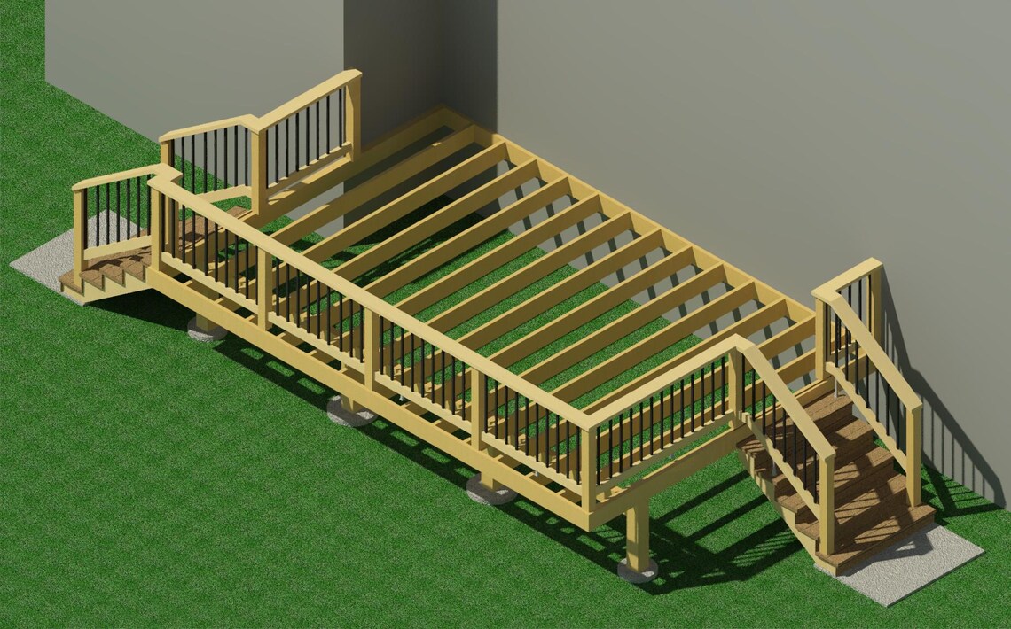 CUSTOM Deck Design & Blueprints - Contact Us for Custom Plans - Etsy