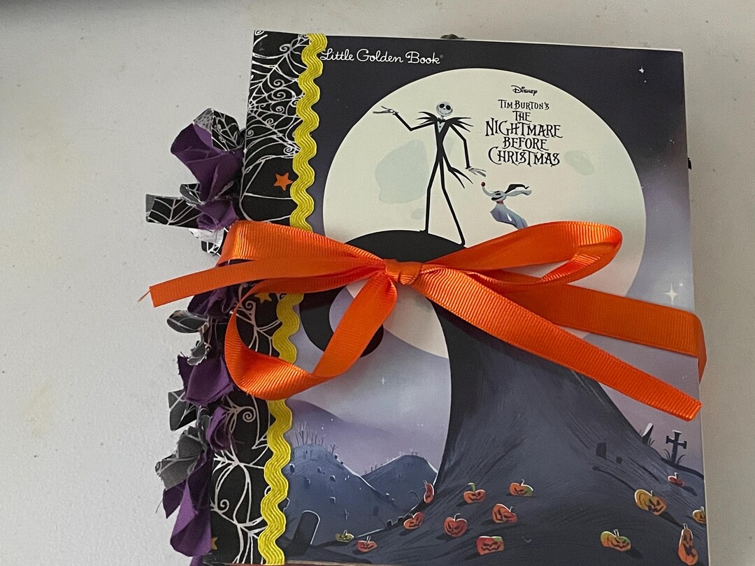Little Golden Book Junk Journal, the Nightmare Before Christmas, Jack ...