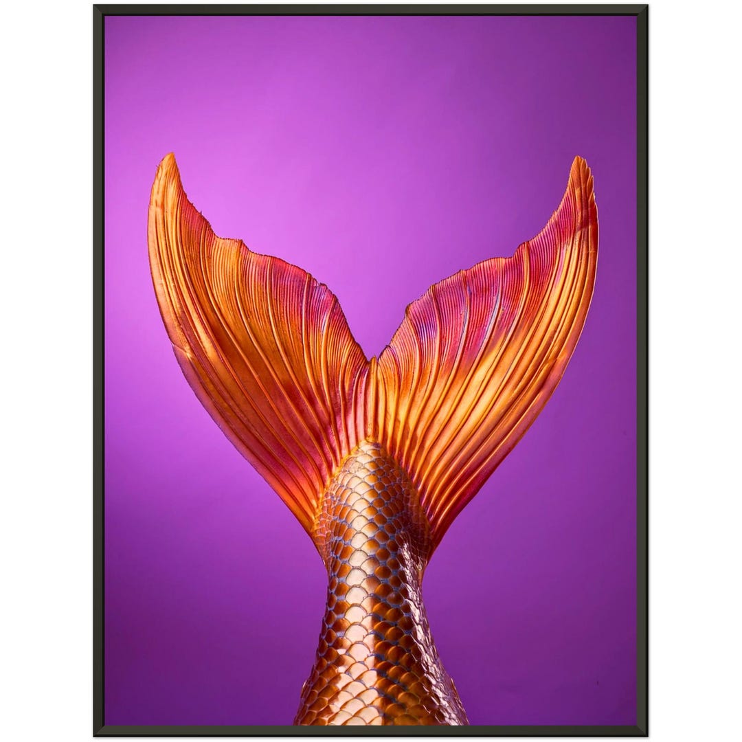 Sunset Siren Sirens Spectrum Series 18x24 Original Mermaid Tail Art ...