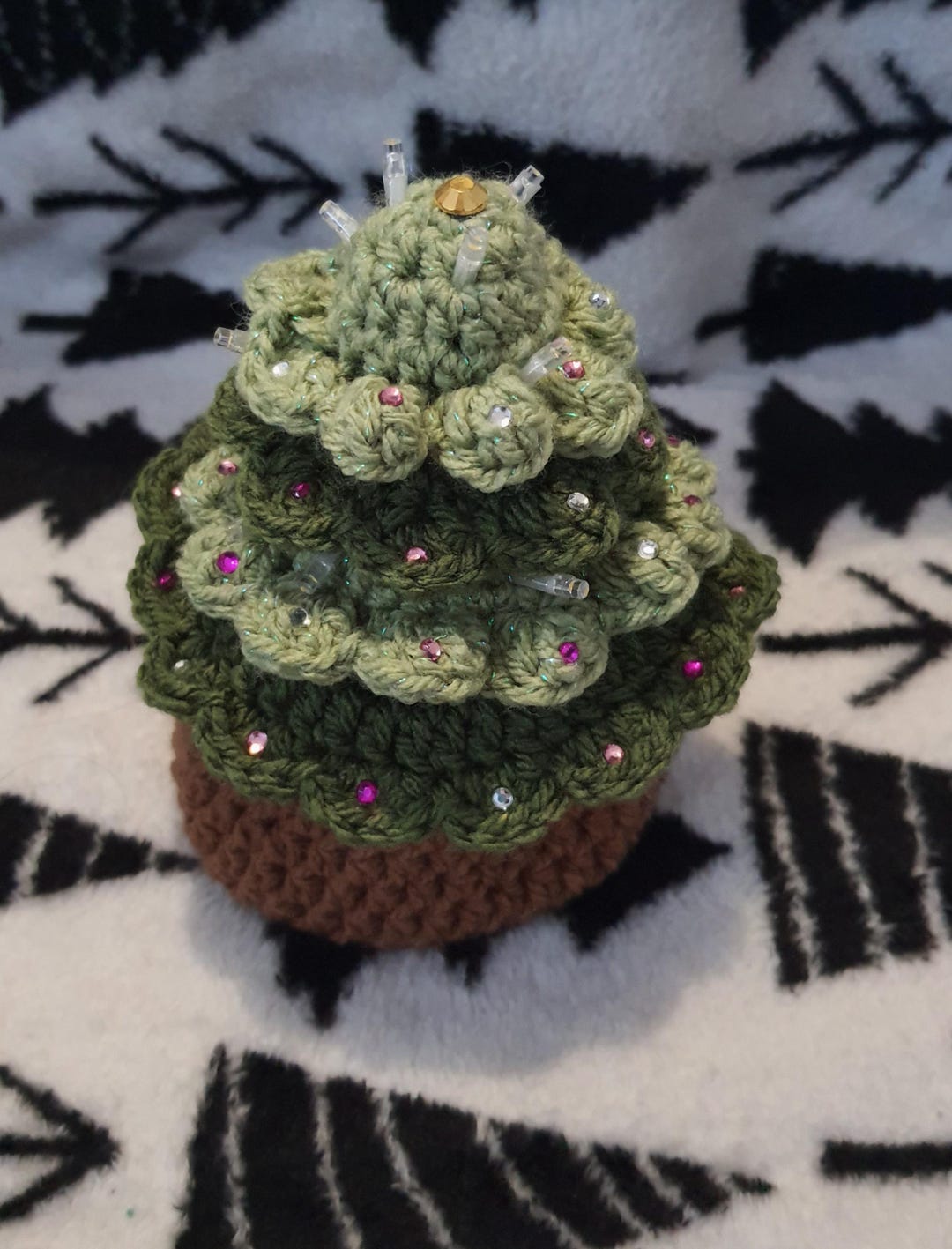 Crochet Light-up Christmas Tree Box - Etsy