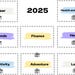 2025 Vision Board Template - Etsy
