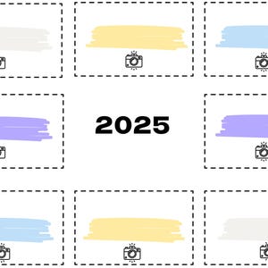 2025 Vision Board Template - Etsy