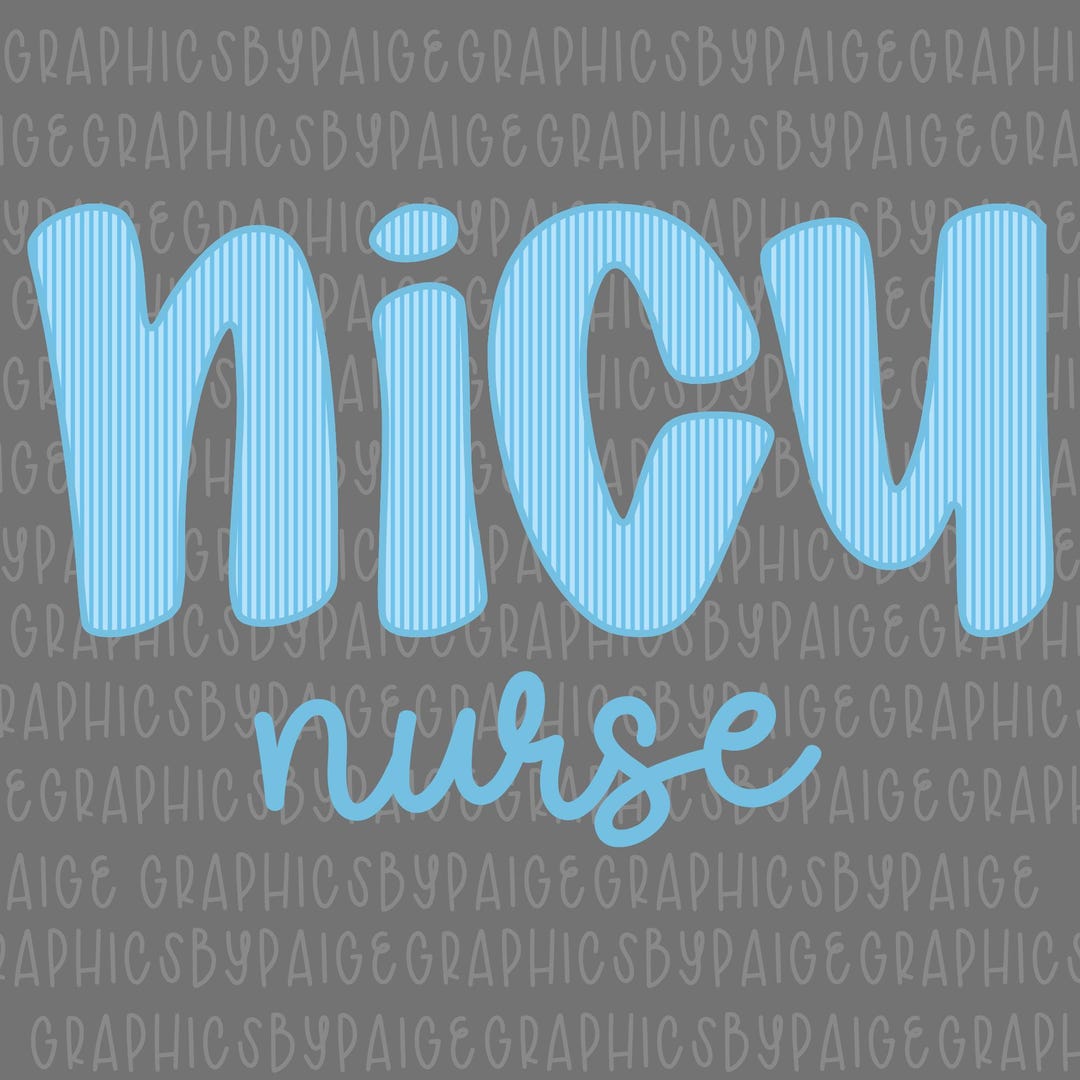 NICU Stripe PNG | Neonatal Intensive Care Unit Nurse Design | Cute ...