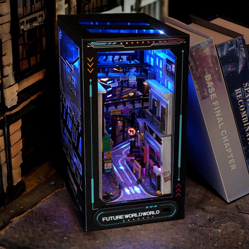 Futuristic Book Nook Build Your Own Book Nook DIY Book Nook Perfect ...