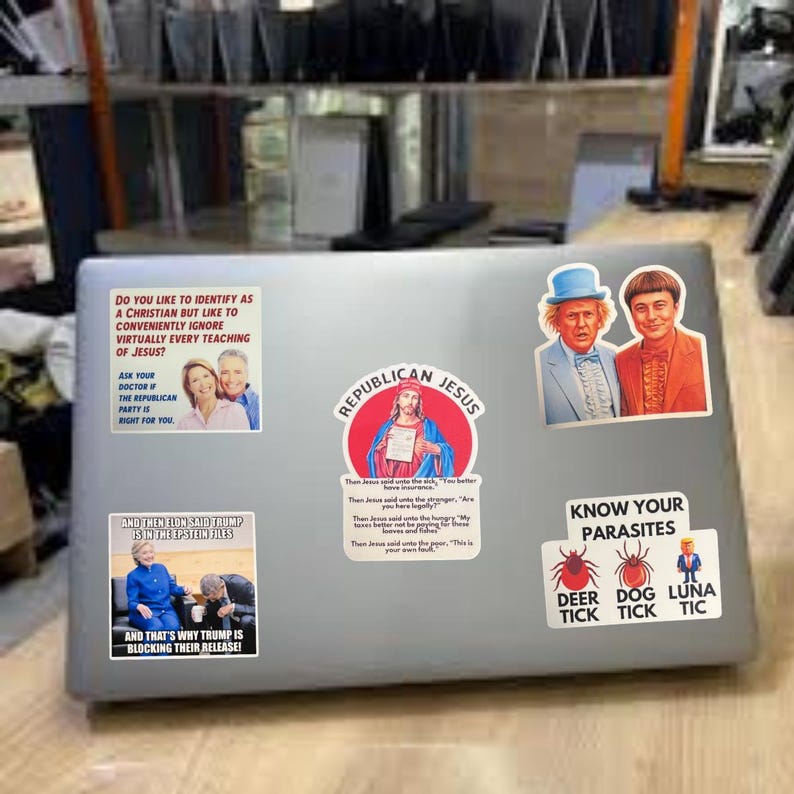 Anti Republican Sticker, Funny Political Humor, Democrat Sticker, FDT ...